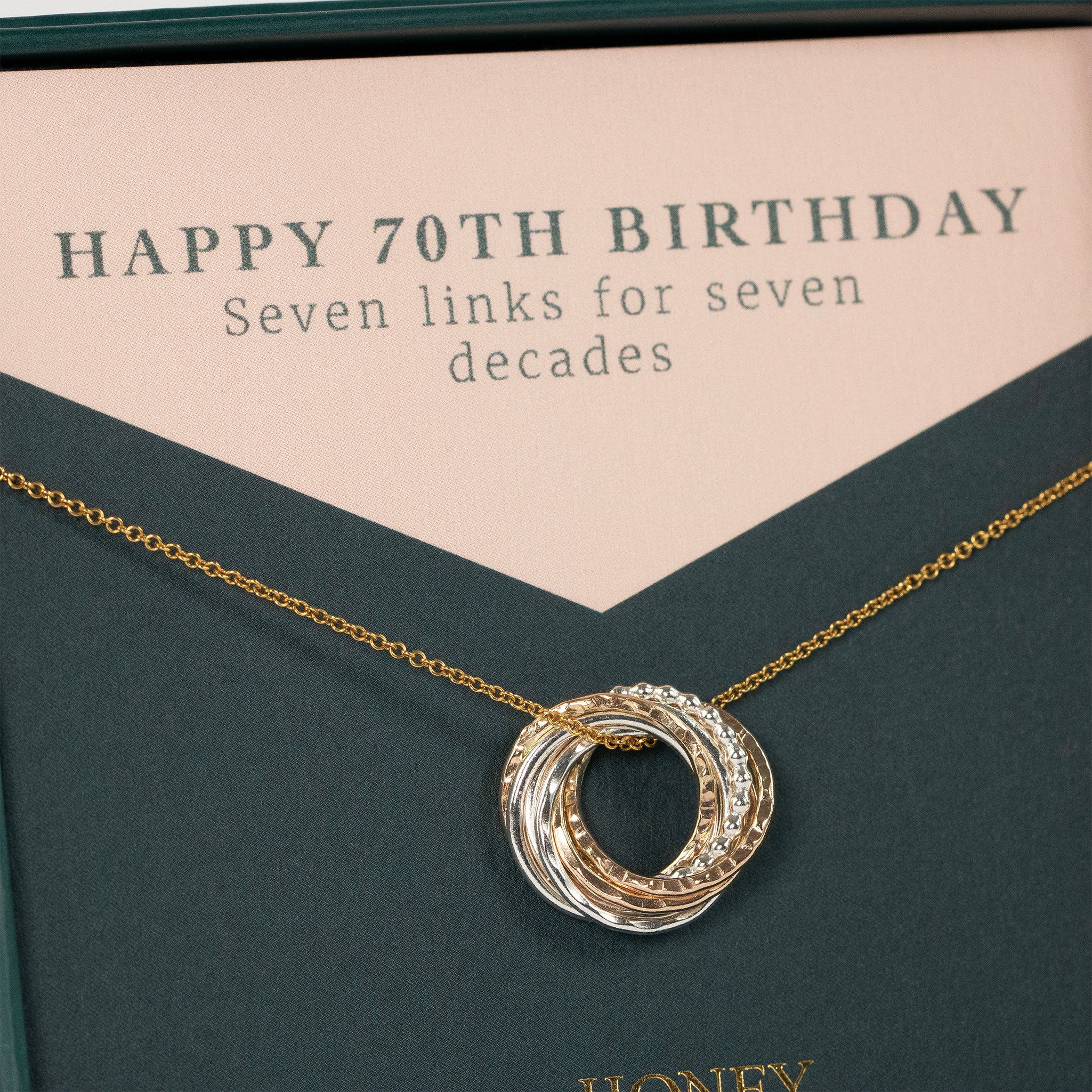 70th Birthday Jewellery – Honey Willow - handmade jewellery