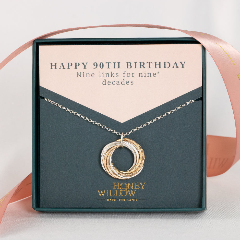 90th Birthday Jewellery – Honey Willow - handmade jewellery