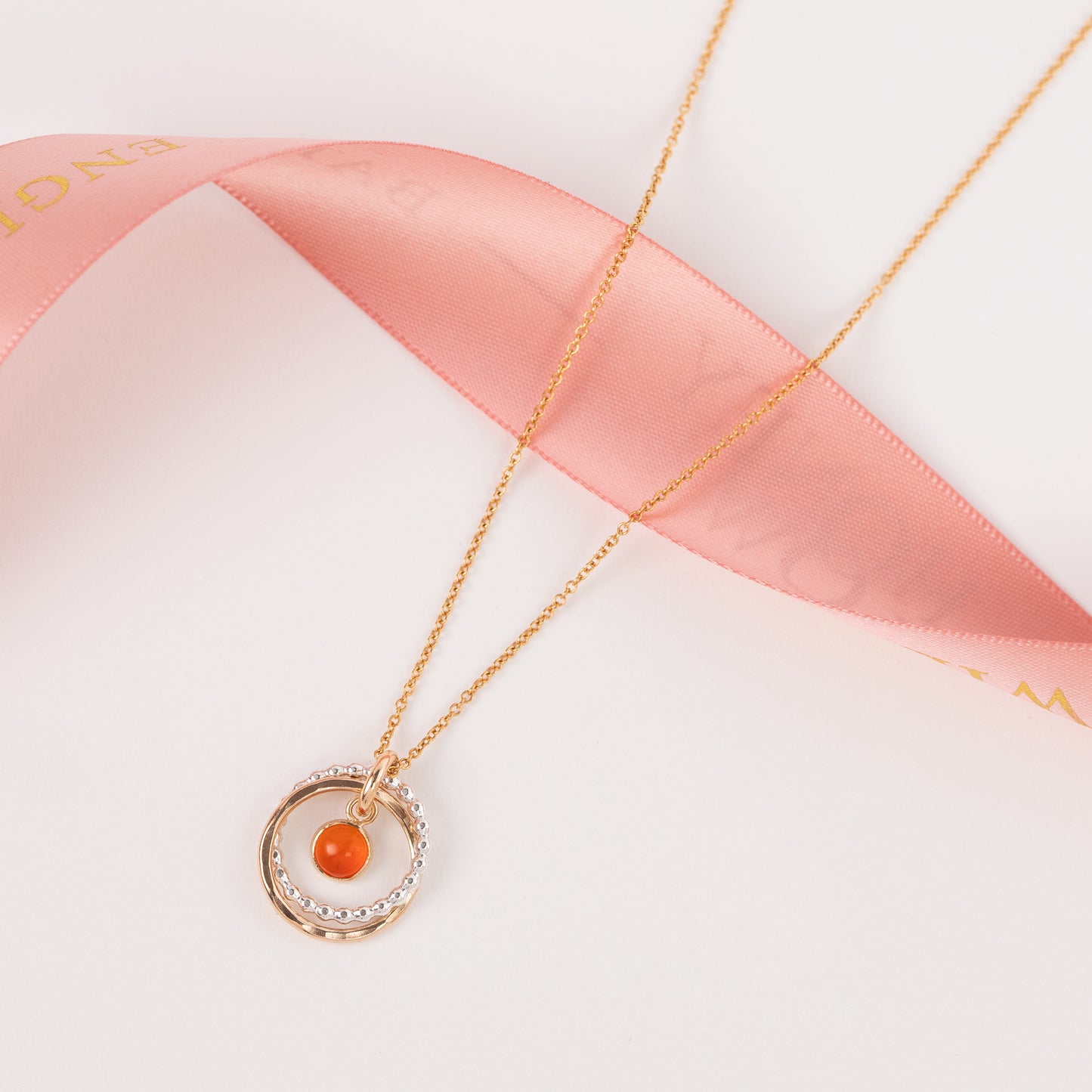 17th Birthday Gift - Carnelian Necklace - Silver & Gold – Honey Willow ...