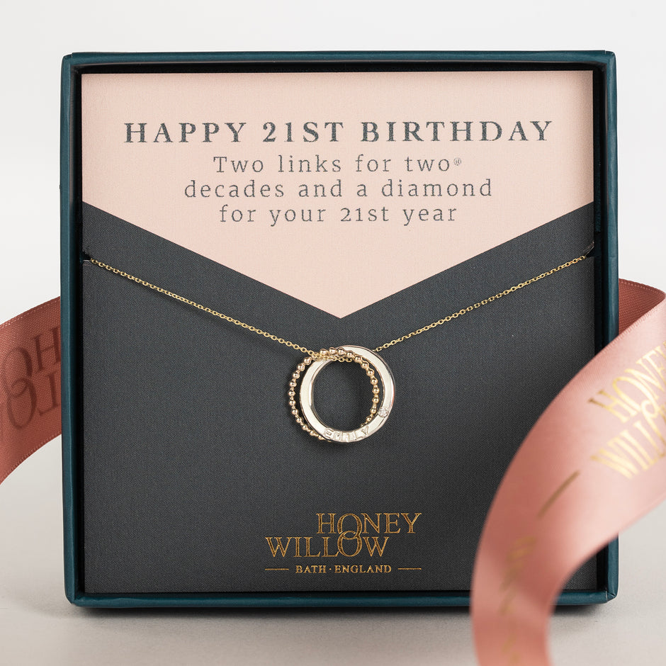 21st Birthday Jewellery – Honey Willow - handmade jewellery