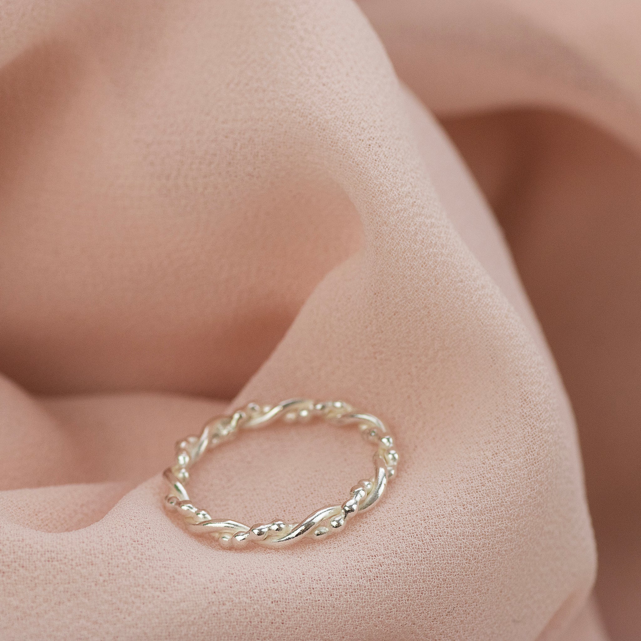 Entwined Ring - Silver - Linked for a Lifetime – Honey Willow ...