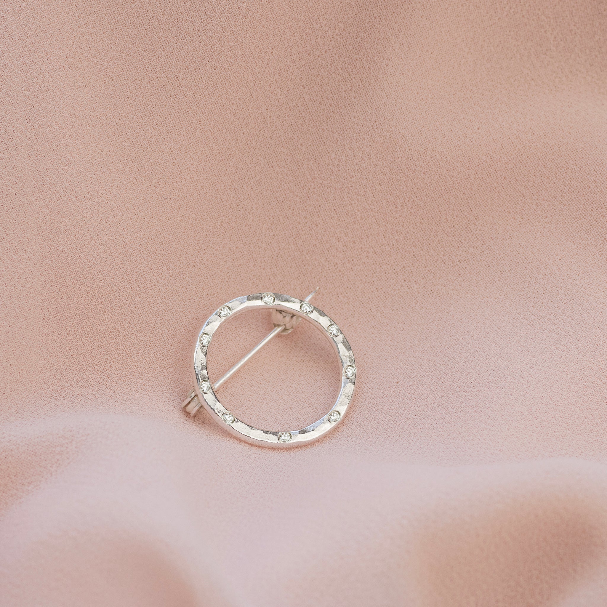 100th Birthday Brooch - 10 Diamonds for 10 Decades - Silver – Honey ...